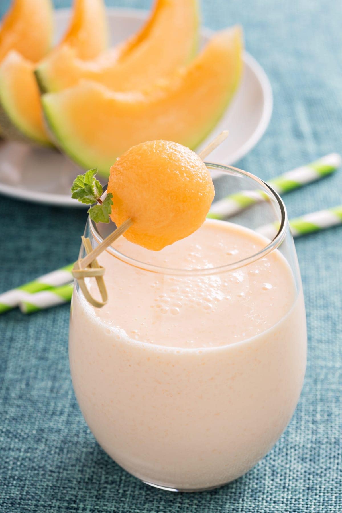 Cantaloupe Smoothie - Healthier Steps