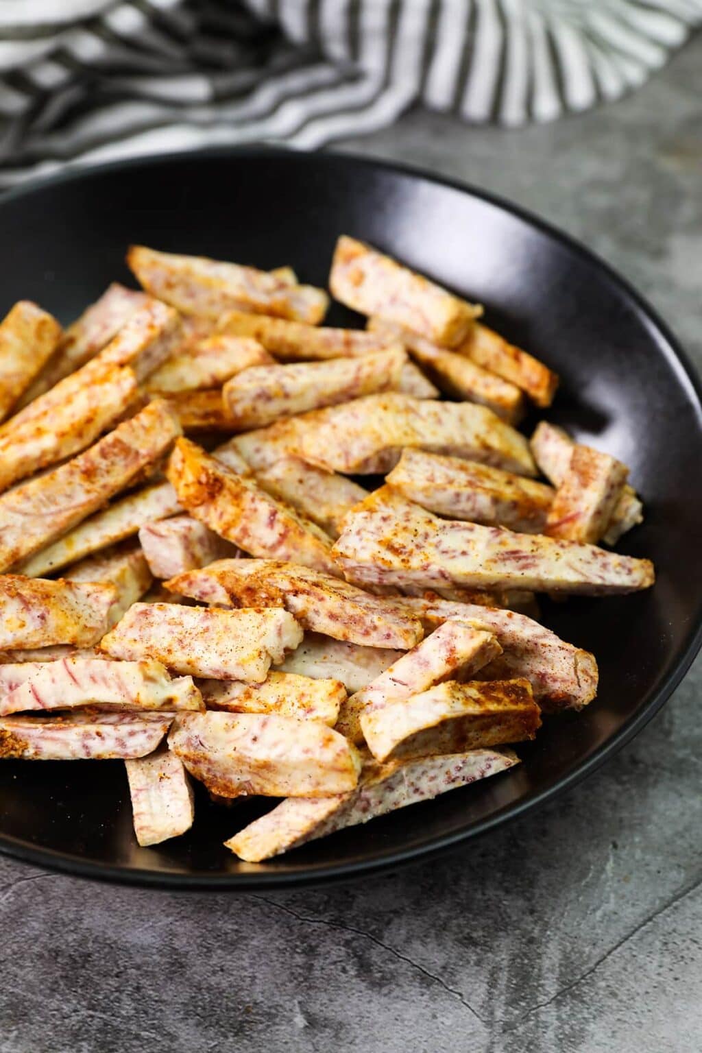 Taro Fries - Healthier Steps