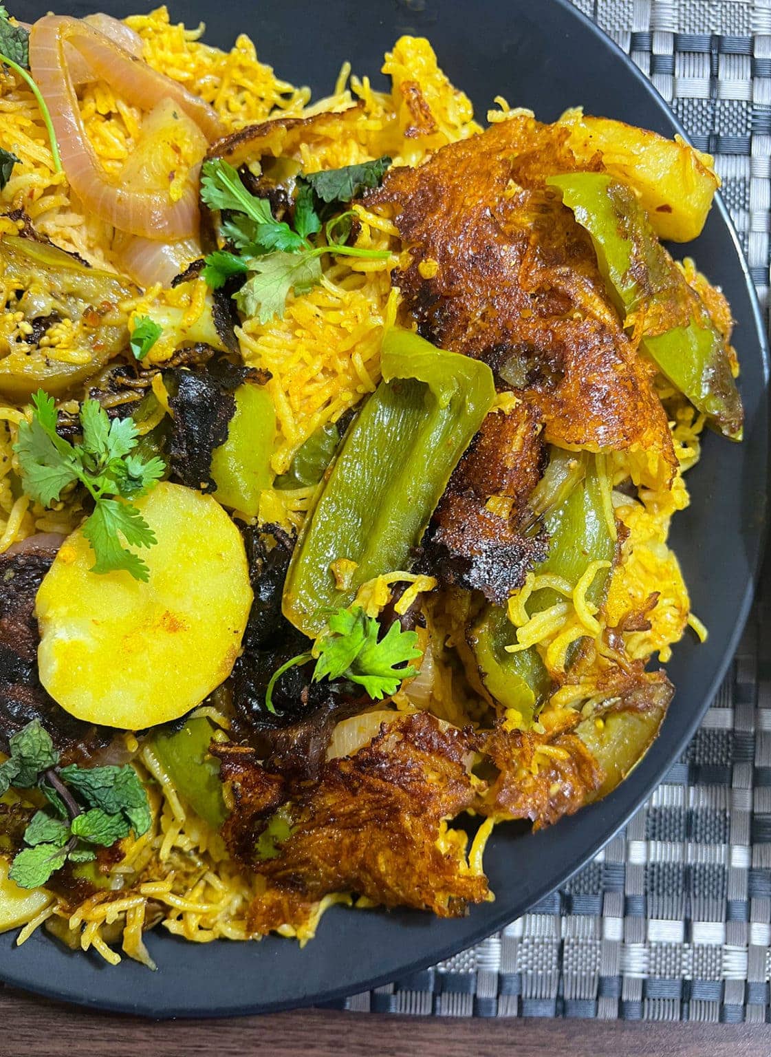 Vegan Maqlooba - Healthier Steps