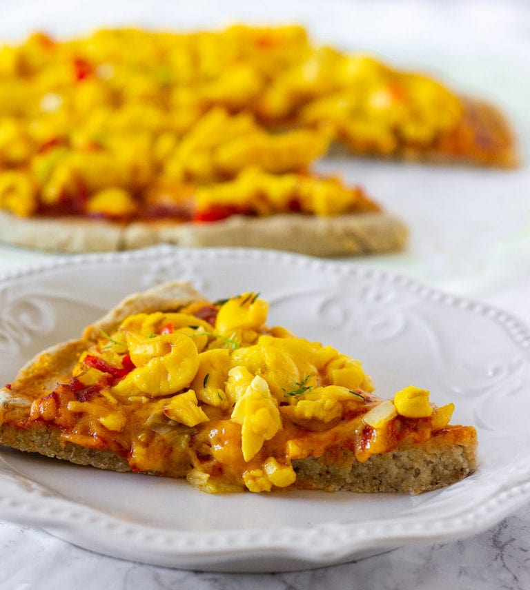 Jamaican Ackee Pizza - Healthier Steps