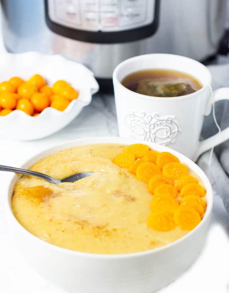 Instant Pot Cornmeal Porridge - Healthier Steps