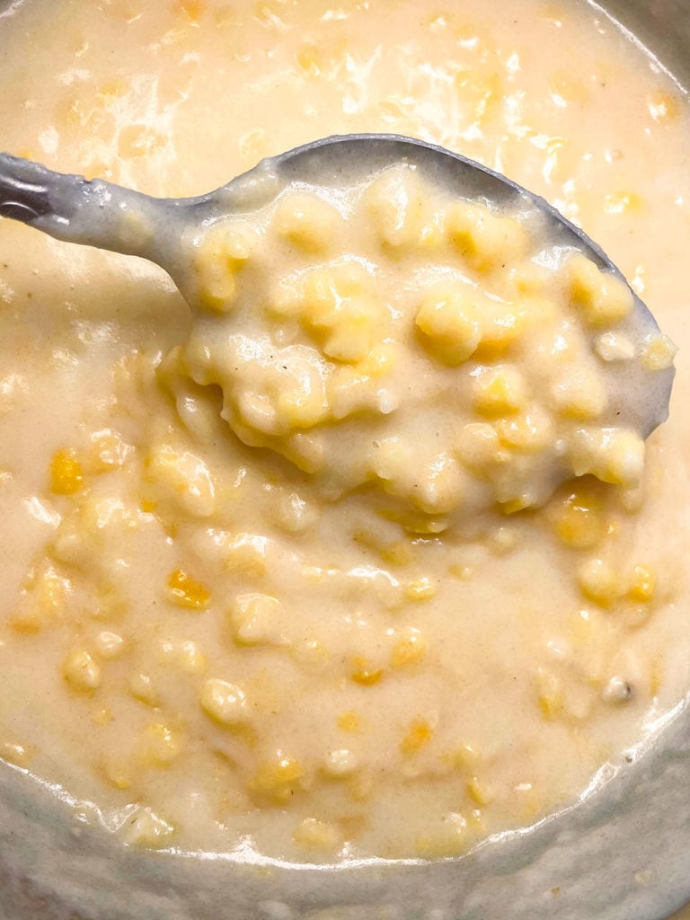 Vegan Hominy Porridge - Healthier Steps