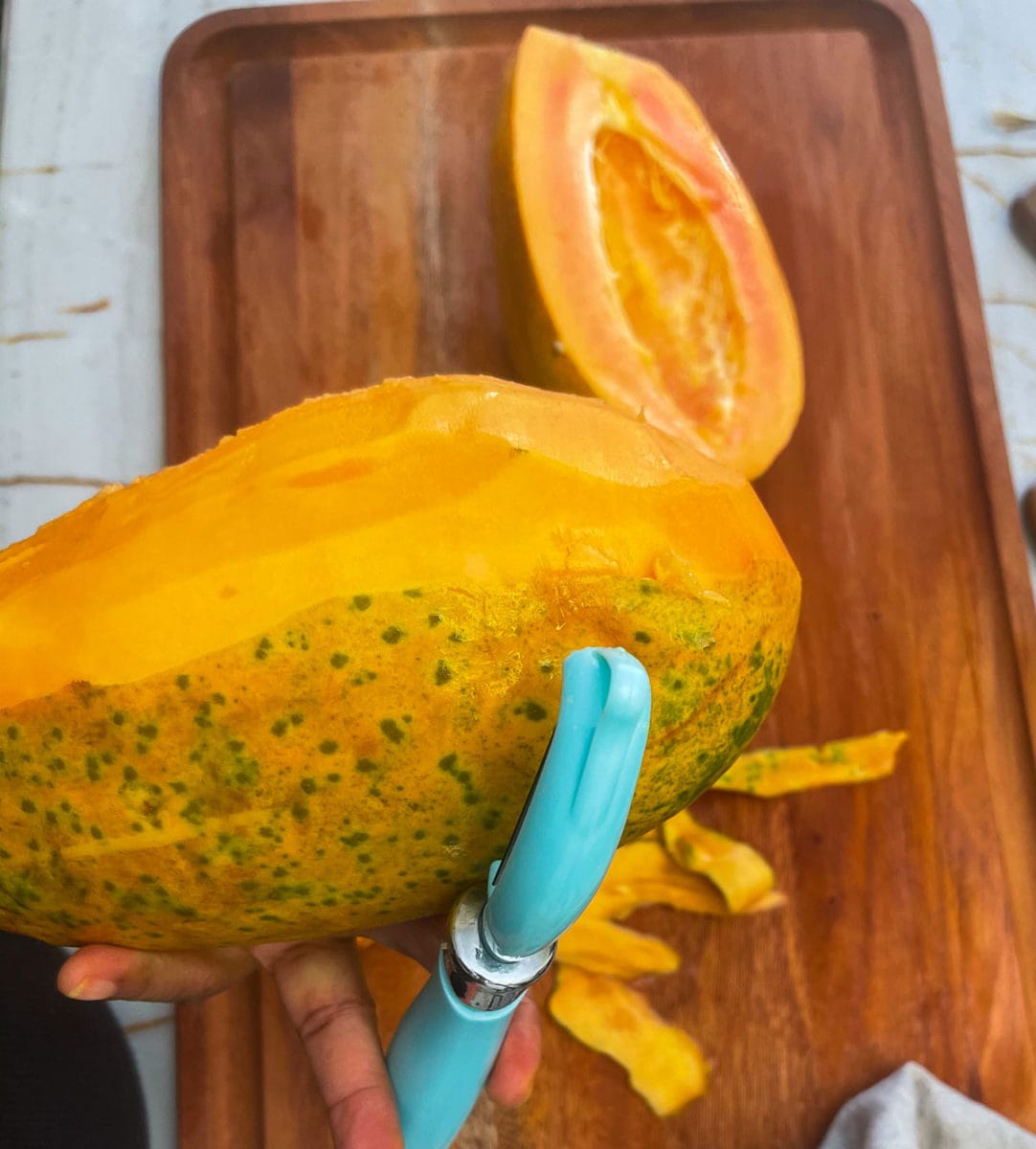 How To Cut A Papaya - Healthier Steps