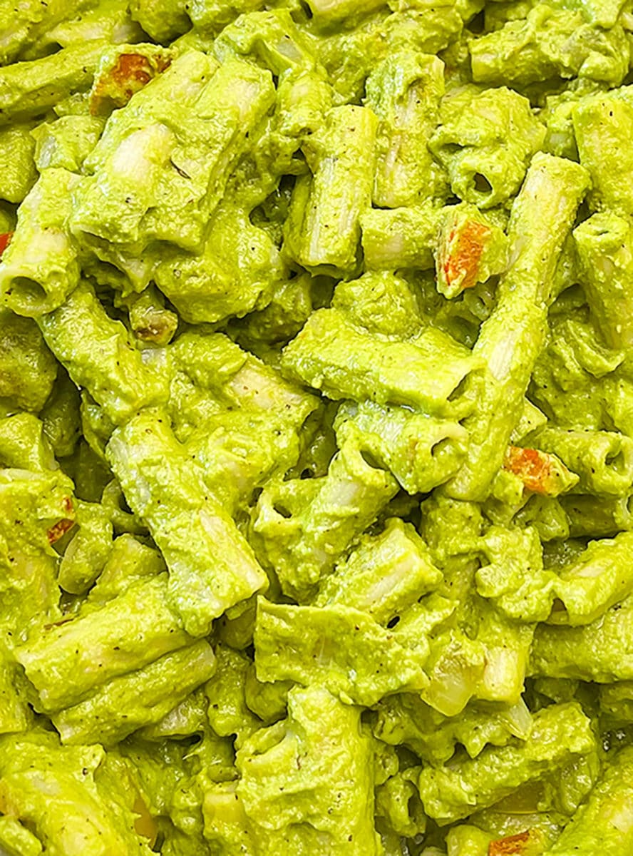 Penne Pasta Pesto - Healthier Steps