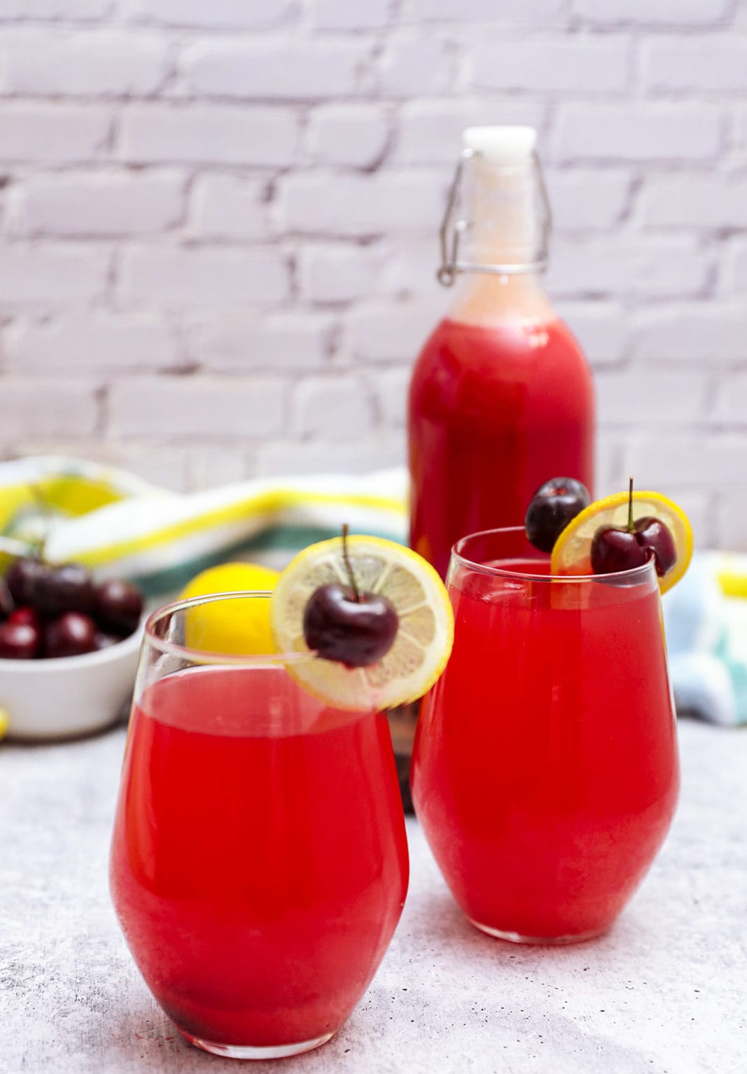 Cherry Lemonade - Healthier Steps