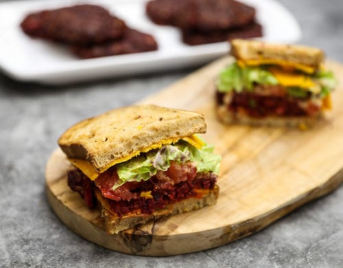 Beet Burger - Healthier Steps