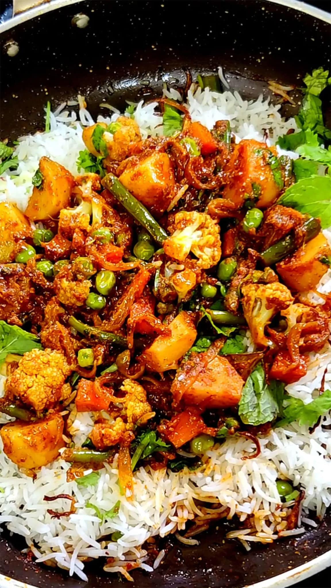 Vegan Biryani - Healthier Steps