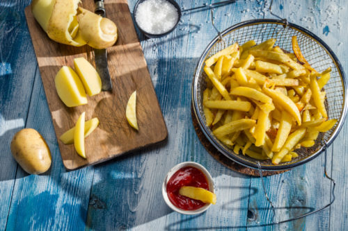 How to Cut Potatoes Into Fries - Healthier Steps