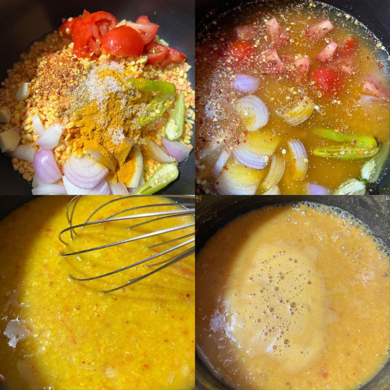 One Pot Mong Masoor Daal - Healthier Steps