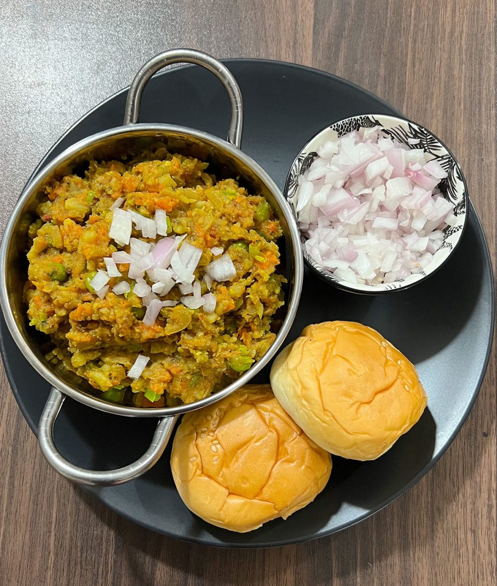 Pao Bhaji - Healthier Steps