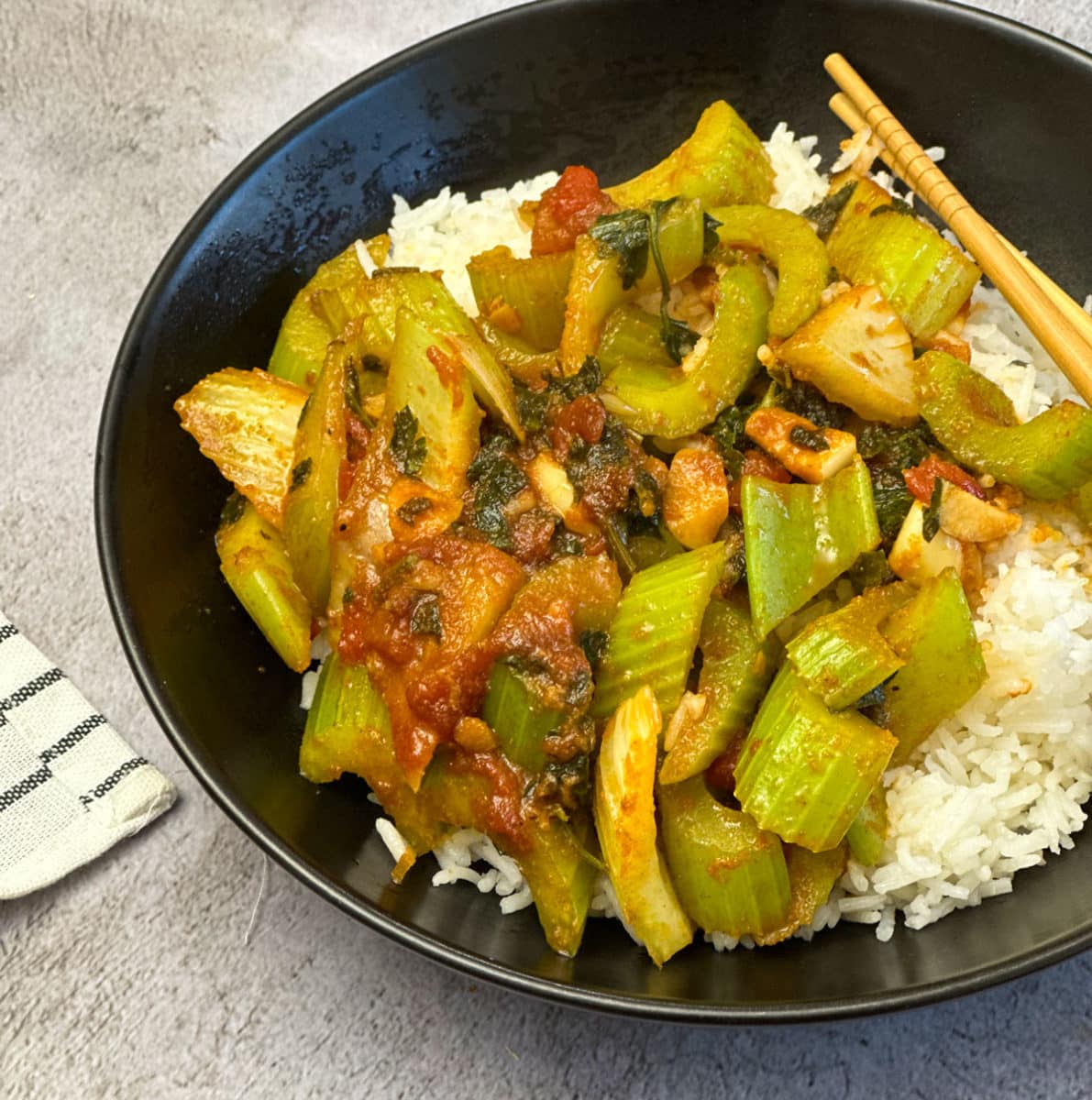 Stir Fry Celery - Healthier Steps