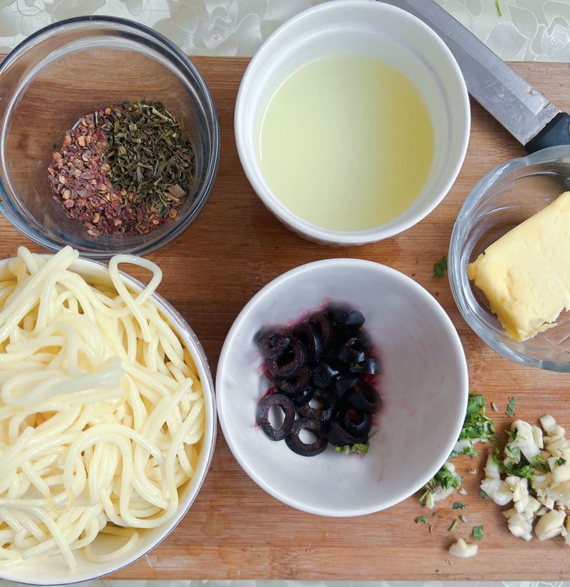 Vegan Butter Chili Noodles - Healthier Steps